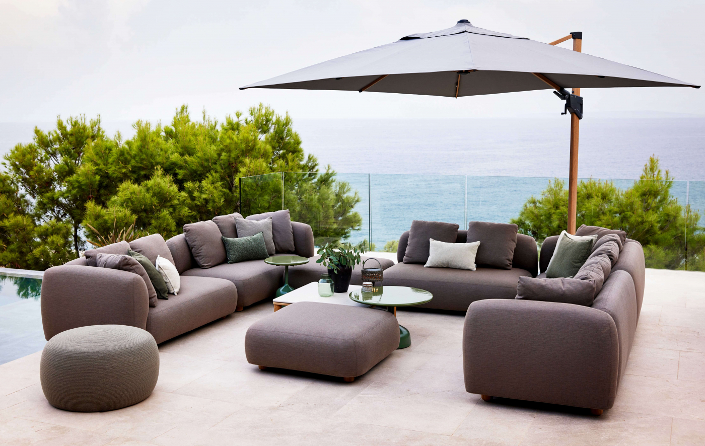 Capture 2-sits modulsoffa - taupe | Sommarboden